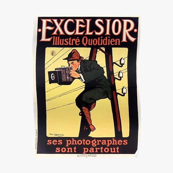 "EXCELSIOR ILLUSTRATED DAILY Photographers Everywhere Vintage Newspaper ...