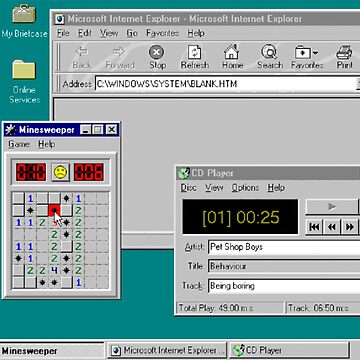 "Windows 95 Desktop" Sticker by LowStreetwear | Redbubble