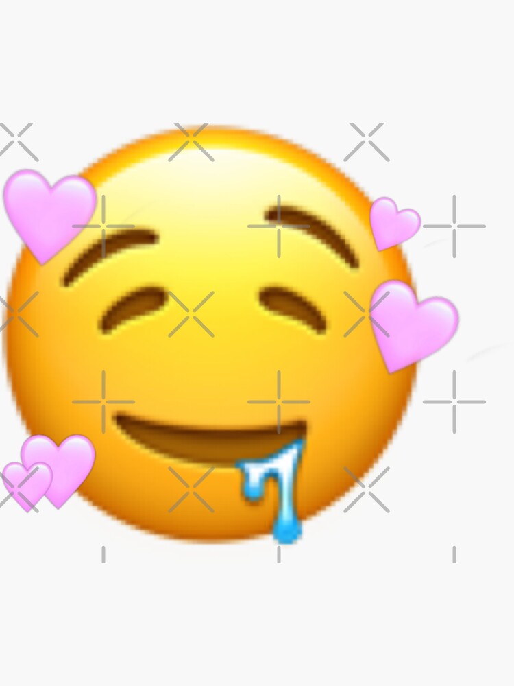 "Drooling" Sticker for Sale by Rebeccamckelvey | Redbubble