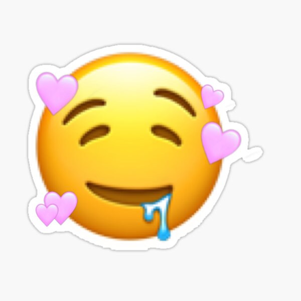 "Drooling" Sticker for Sale by Rebeccamckelvey | Redbubble