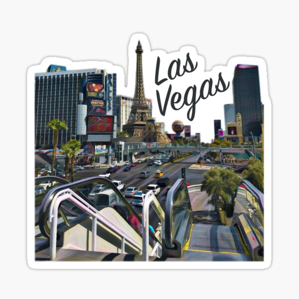"Las Vegas" Sticker by maxpakula | Redbubble