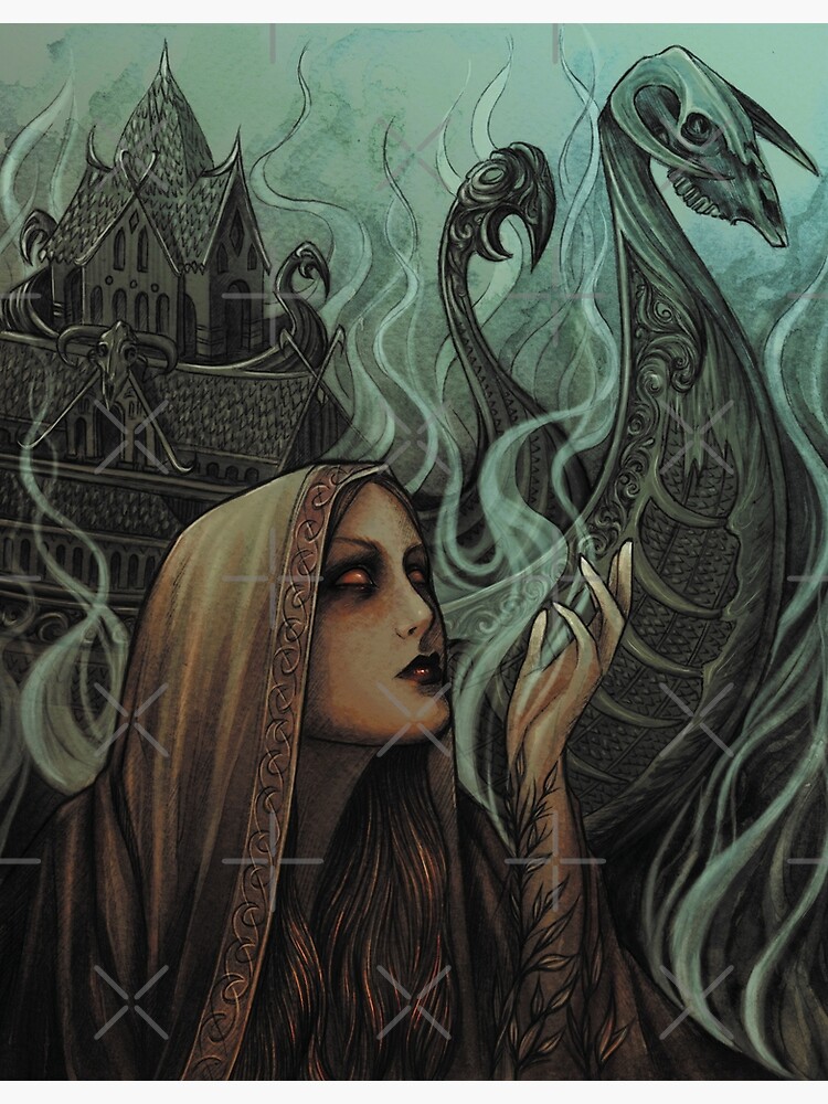 "Völuspá" Poster for Sale by fateofthenorns | Redbubble