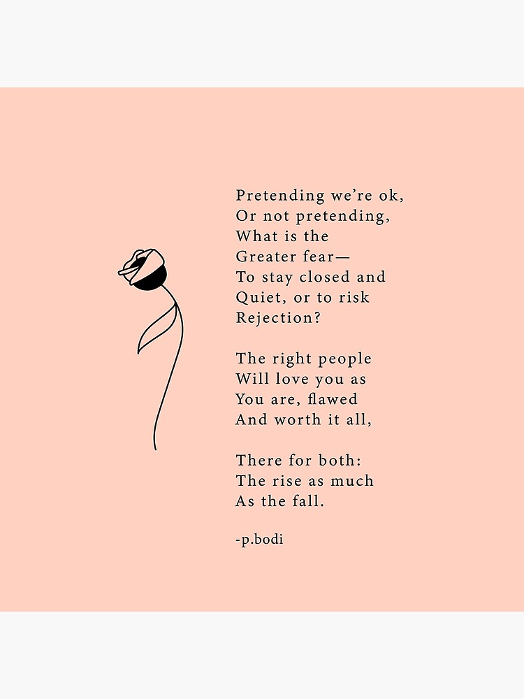 "P.Bodi Poetry Poem" Poster for Sale by P-Bod | Redbubble