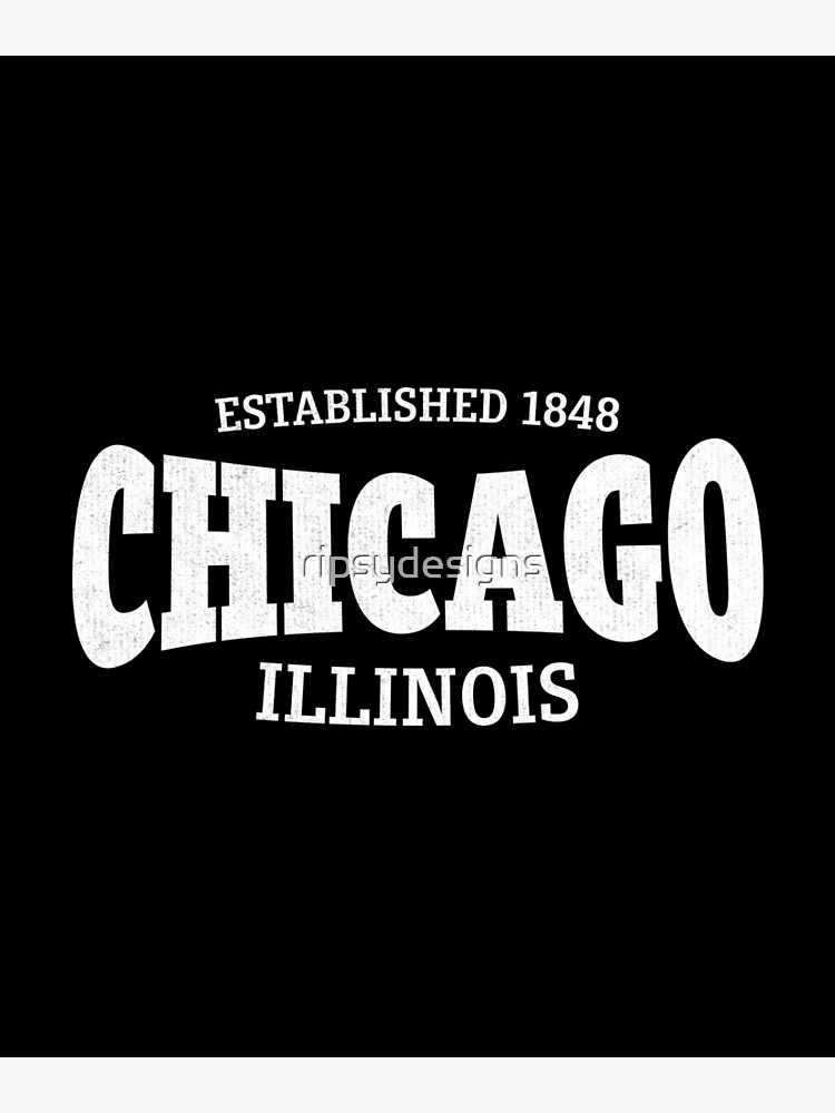 "Classic Chicago Illinois Vintage Keepsake Gift" Poster for Sale by ...