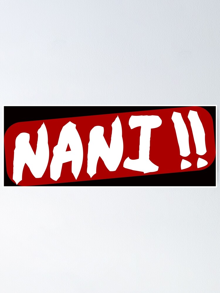 "Nani " Poster for Sale by Allamdz | Redbubble