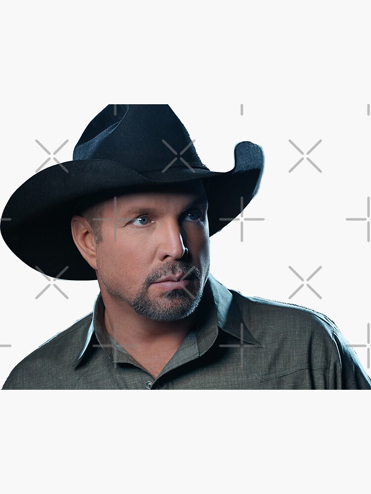 "Garth Brooks " Sticker for Sale by kbeck15 | Redbubble