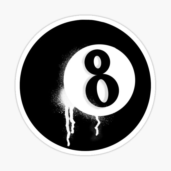 "magic 8 ball" Sticker for Sale by Jax12 | Redbubble