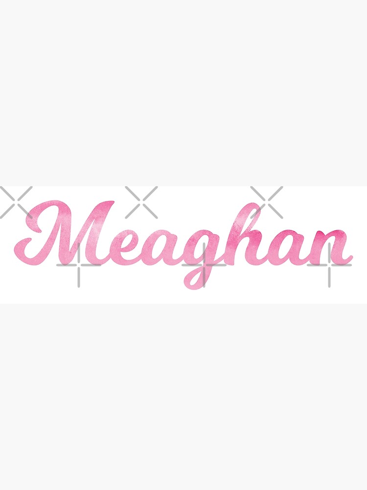 "Meaghan, girls name design" Poster for Sale by ComicKitsch | Redbubble