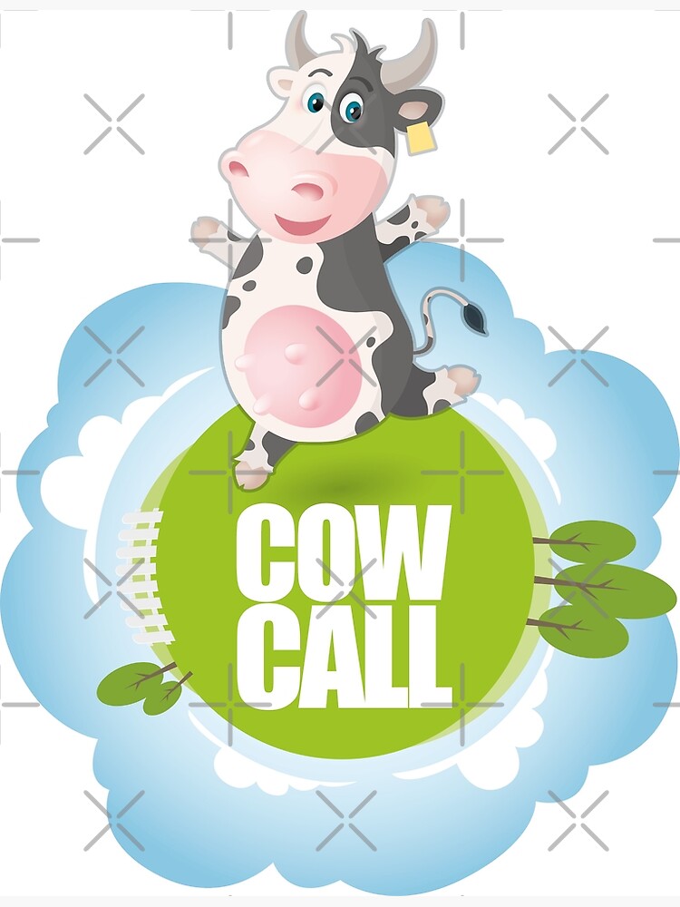 "cow call" Poster for Sale by anthoatana | Redbubble