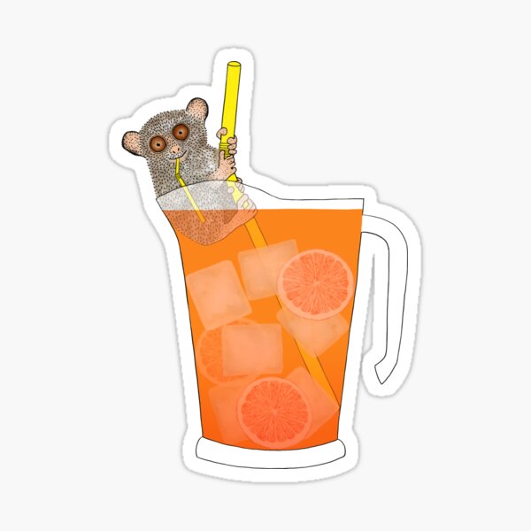 "Sippin on Gin and Juice" Sticker for Sale by martinascott | Redbubble