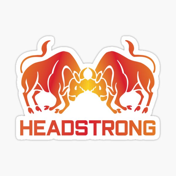 "Headstrong" Sticker by ChristiaanvdB | Redbubble