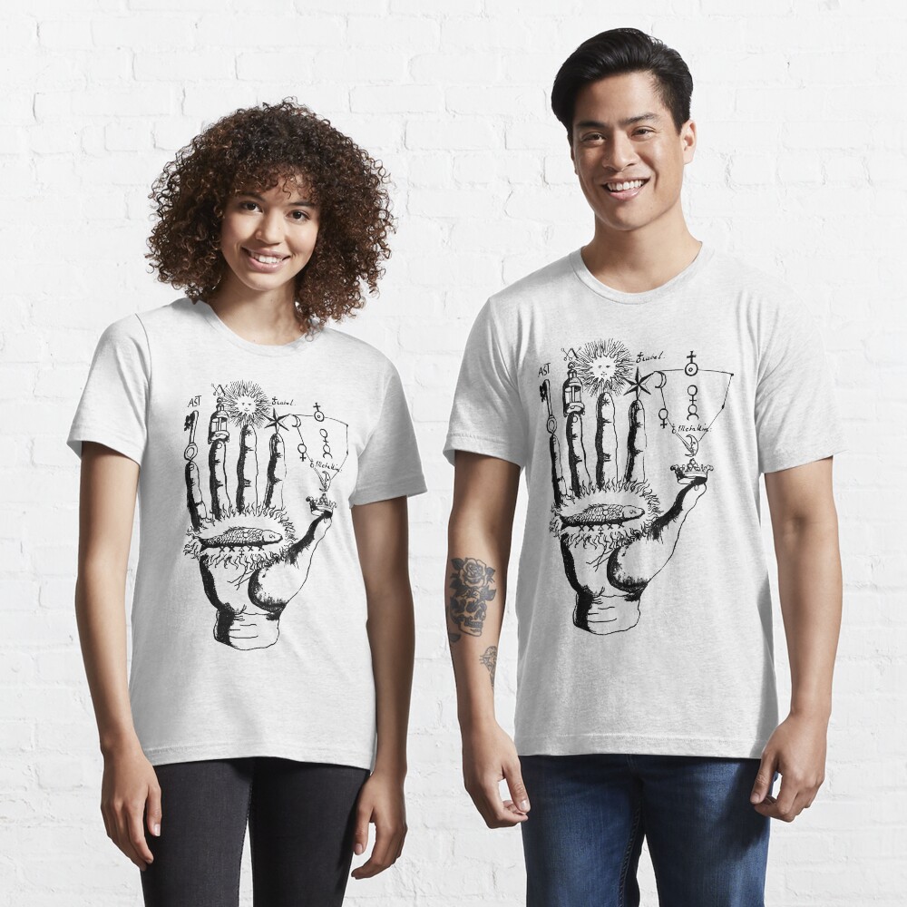 "Medieval Alchemy Hand Symbols" T-shirt for Sale by Pixelchicken ...