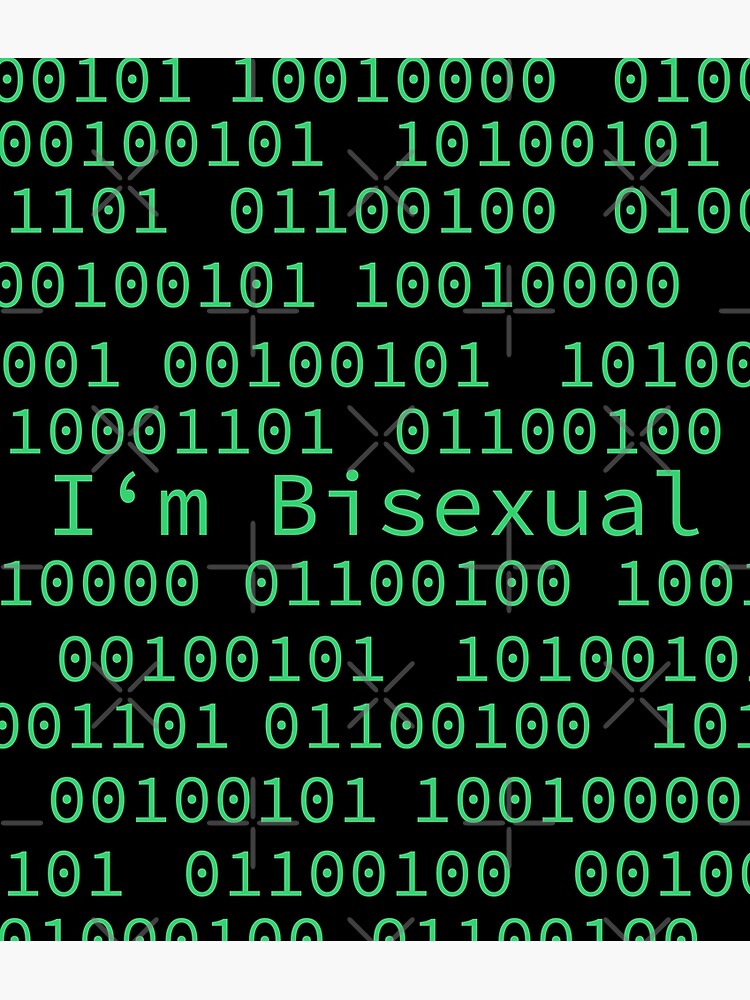 "Binary code bisexual funny" Poster by AkraidaxDesign | Redbubble