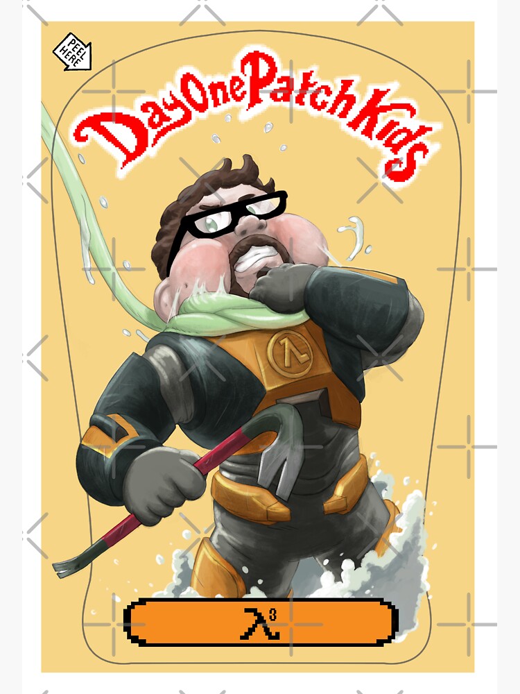 "Day One Patch Kids 020 ( λ³ )" Sticker for Sale by DOPK | Redbubble