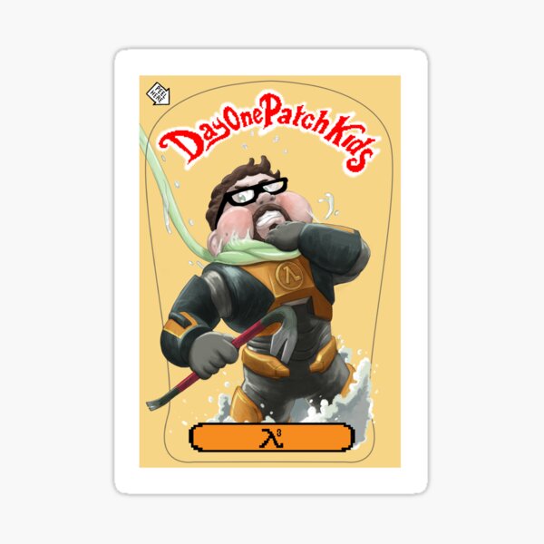 "Day One Patch Kids 020 ( λ³ )" Sticker for Sale by DOPK | Redbubble