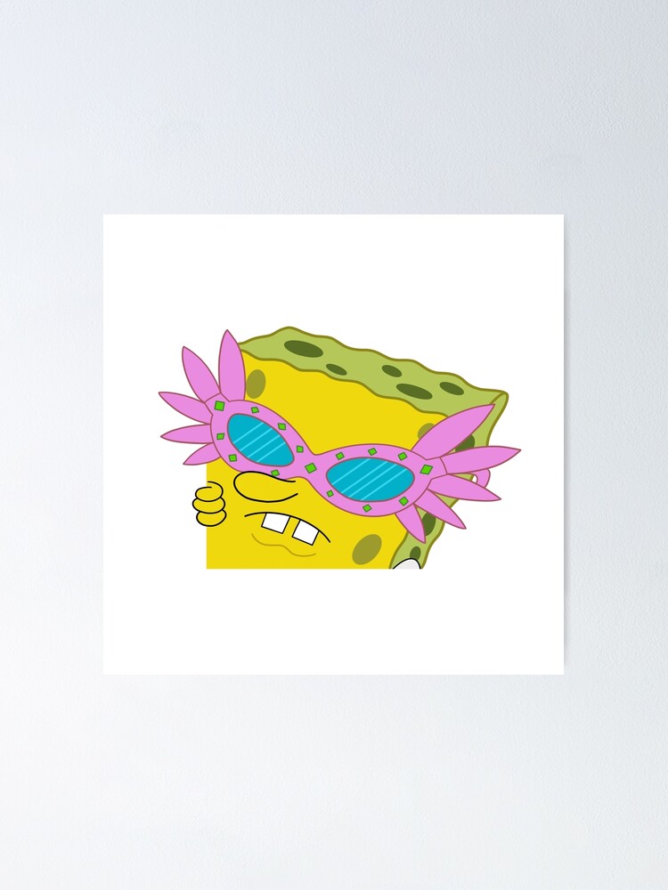 "Fabulous Spongebob, but in HD" Poster for Sale by andrw | Redbubble