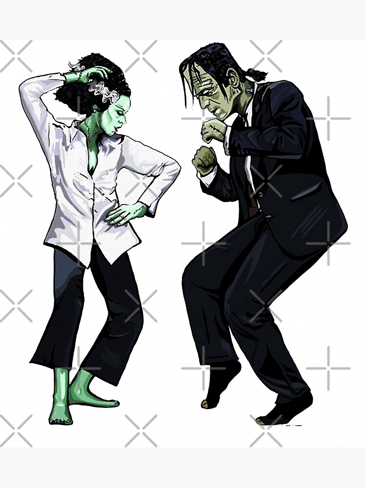 "Dancing Monsters" Poster for Sale by kimmyvee | Redbubble