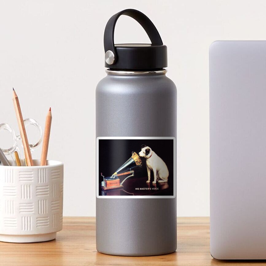 "RCA VICTOR HIS MASTERS VOICE by Francis Barraud Vintage Advertisement ...