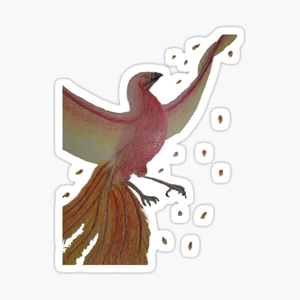 "Small Phoenix" Sticker for Sale by FrozenPhoenix | Redbubble