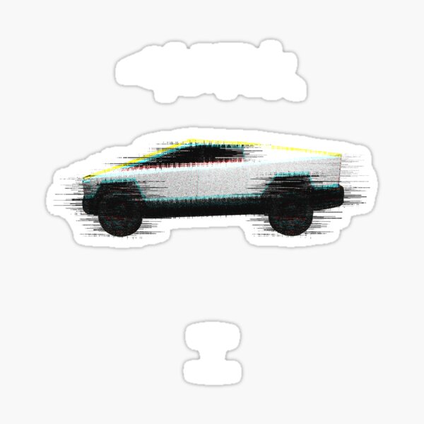 "Cybertruck Tesla" Sticker for Sale by Habura | Redbubble