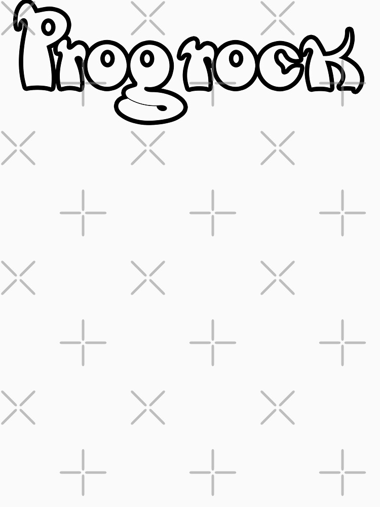 "Prog Rock Vintage T-Shirt Black" T-shirt for Sale by retroprogtshirt ...