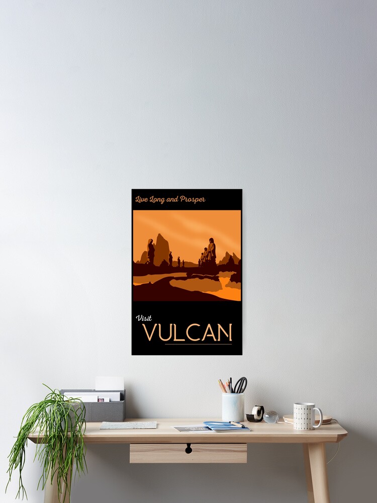 "Vulcan Travel Poster" Poster for Sale by doctorheadly | Redbubble