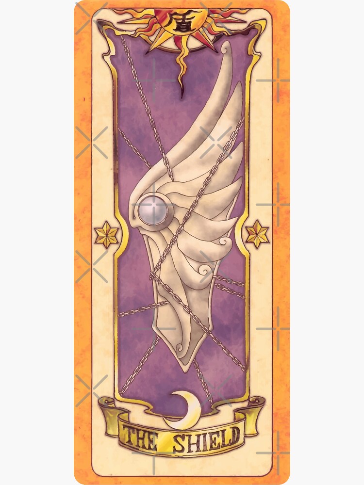"Clow Card - The Shield" Sticker for Sale by iamnikki | Redbubble
