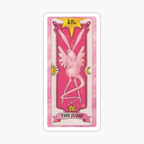 "Sakura Card - The Jump" Sticker for Sale by iamnikki | Redbubble