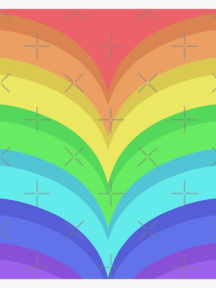 "Colorful Rainbow" Poster by Zeeph | Redbubble