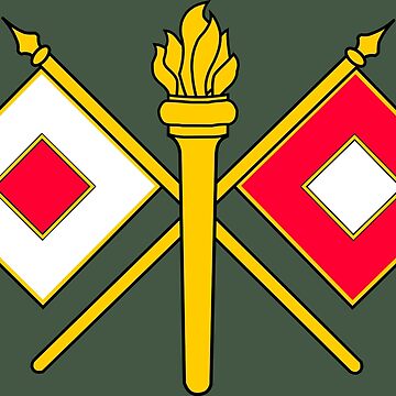 "Signal Corps - Branch Insignia (United States Army)" Drawstring Bag ...