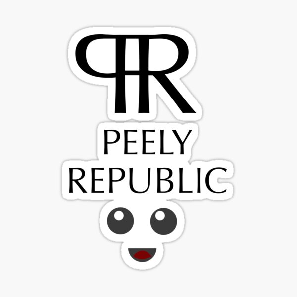 "Peely Republic" Sticker by JamleyAshes | Redbubble
