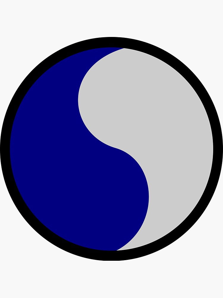 "29th Infantry Division "The Blue and Gray" (United States)" Sticker ...