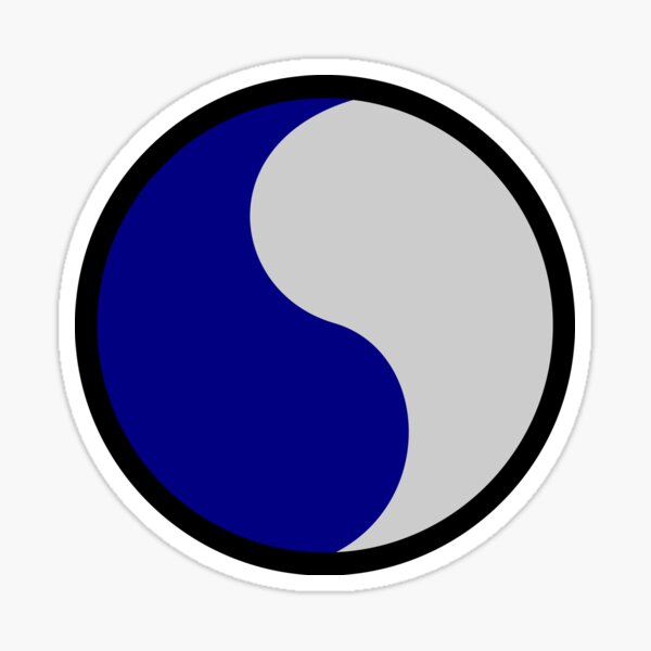 "29th Infantry Division "The Blue and Gray" (United States)" Sticker ...
