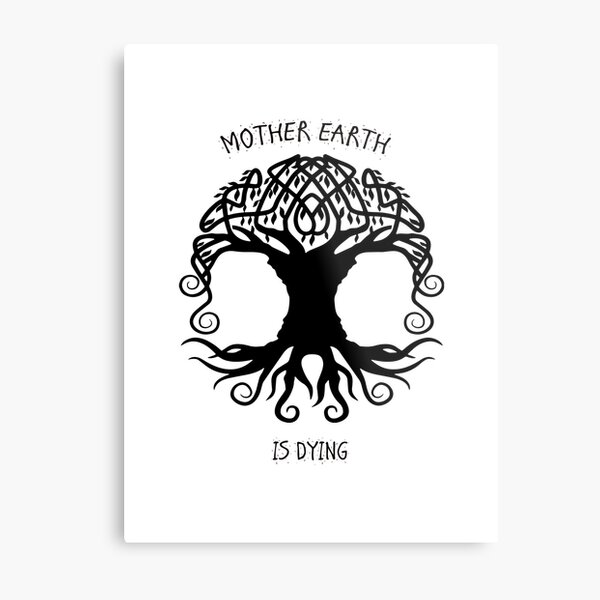 Earth Is Dying Wall Art | Redbubble