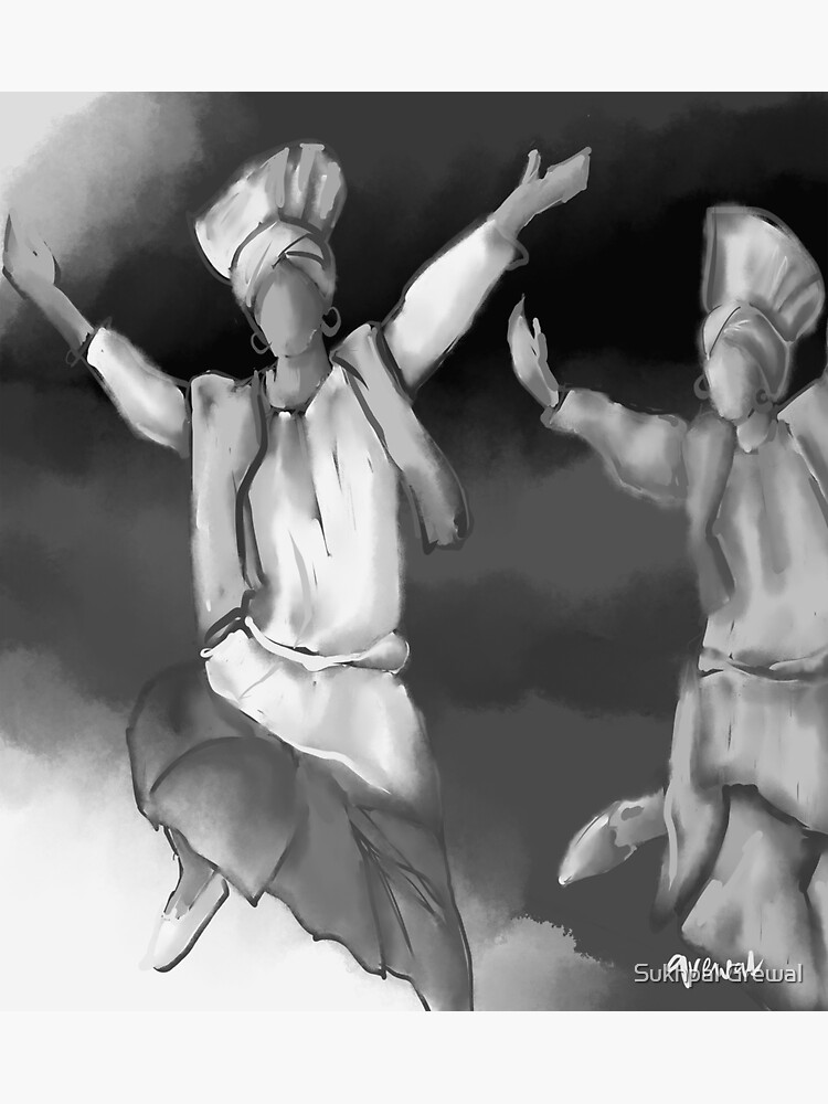 "Bhangra energy " Sticker for Sale by Sukhpalgrewal | Redbubble