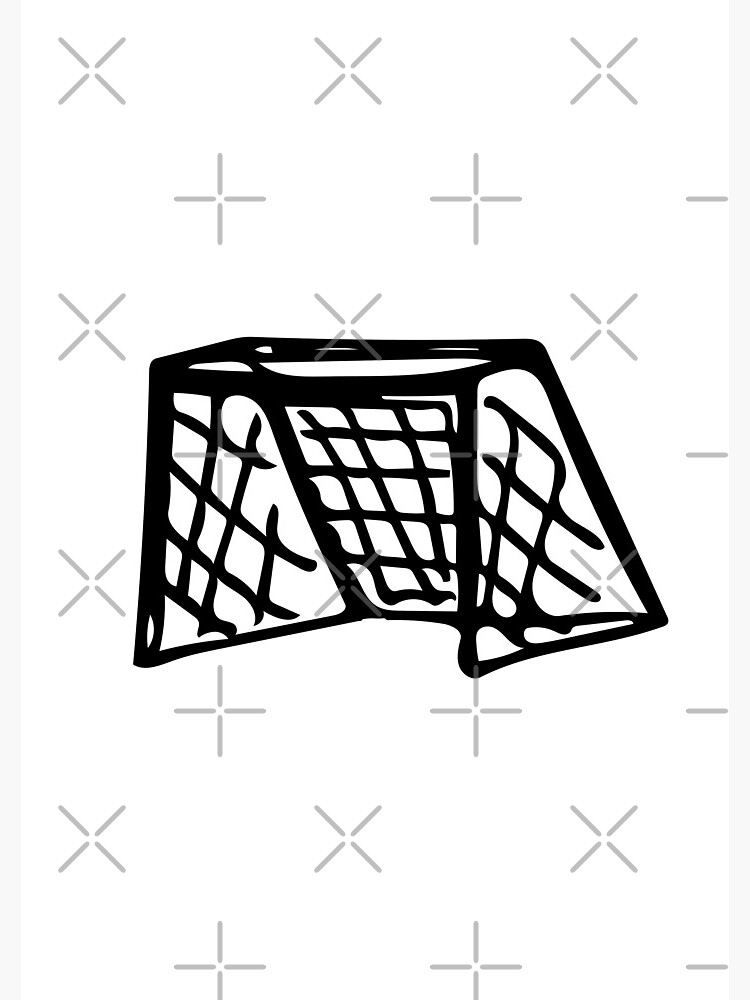 Soccer Goal Drawing From Side