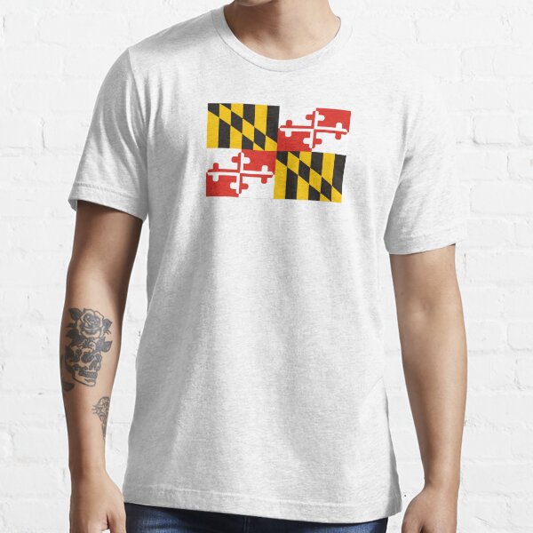 "maryland state flag" T-shirt by tony4urban | Redbubble | maryland t ...