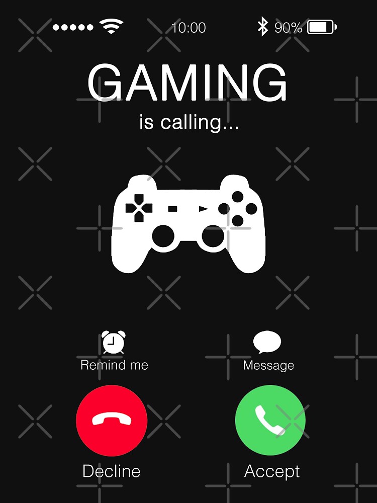 "Gaming is calling me" T-shirt for Sale by superpixus | Redbubble ...