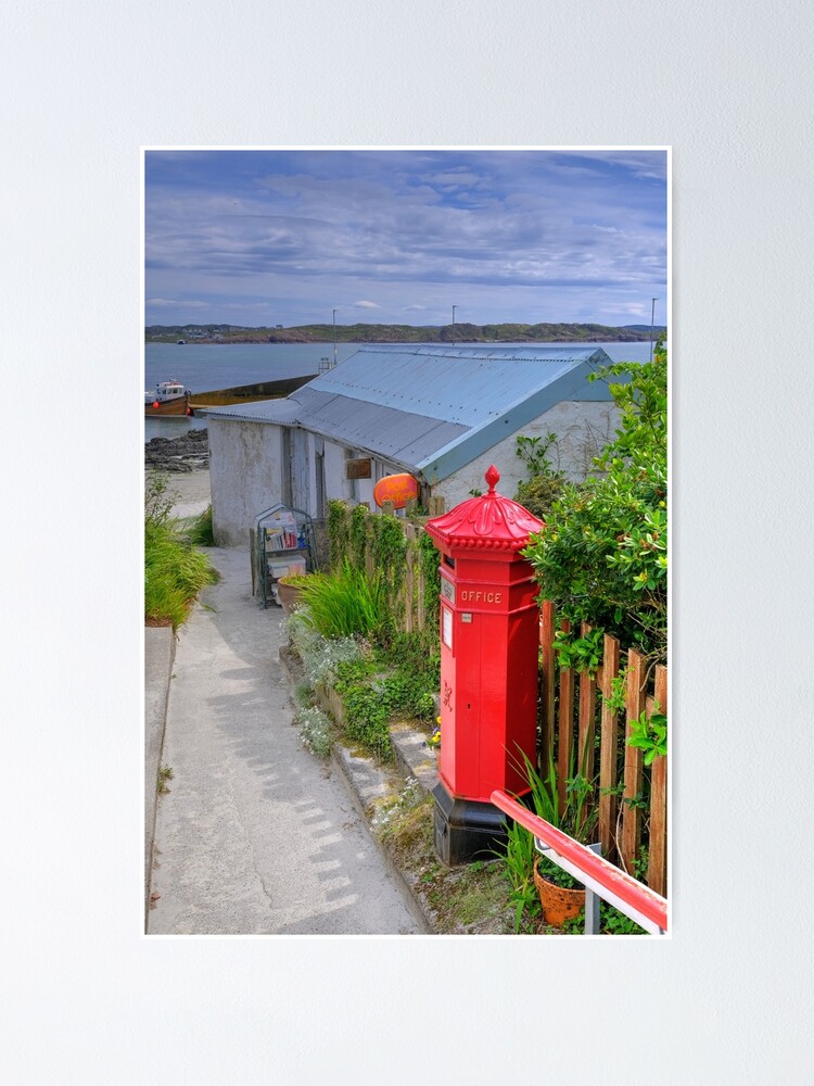 "Iona Post Office, Isle of Iona, Scotland" Poster for Sale by ...