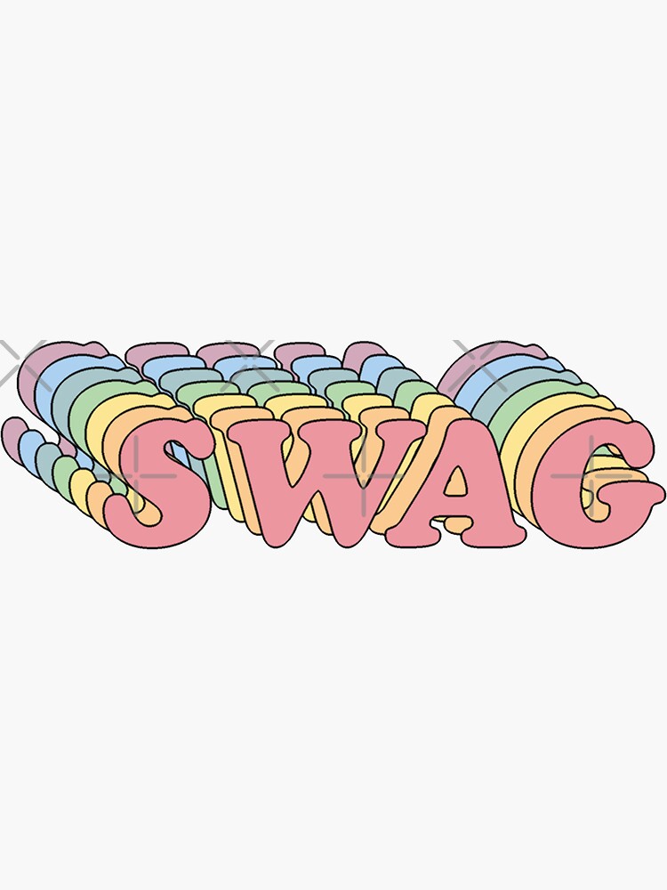 "SWAG" Sticker by lolworld | Redbubble