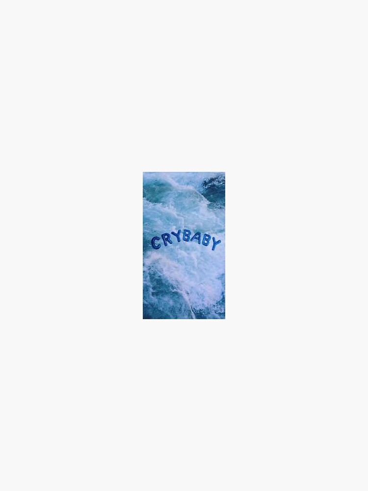 "Crybaby cry baby blue aesthetics sea ocean crying depression waves ...
