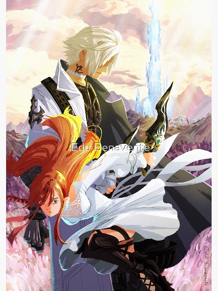 "FFXIV - Thancred & Ryne" Art Print for Sale by ebenavente | Redbubble