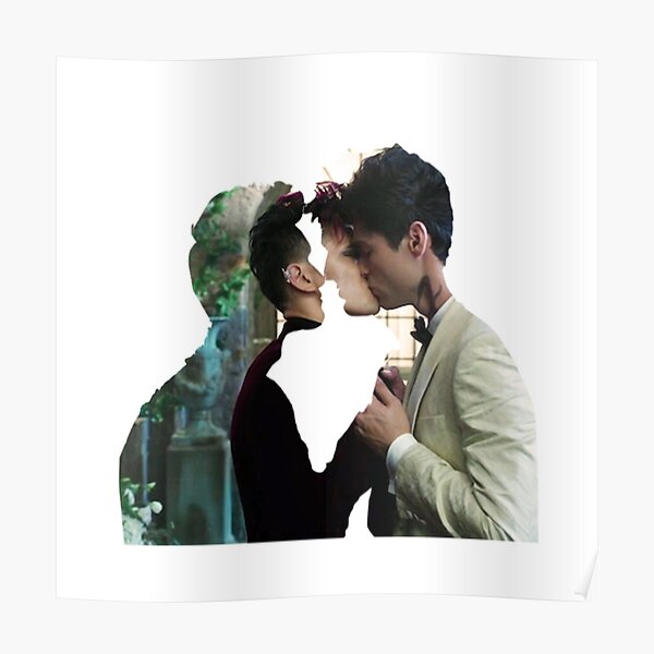 "Malec first kiss Shadowhunters" Poster by clair-ette | Redbubble