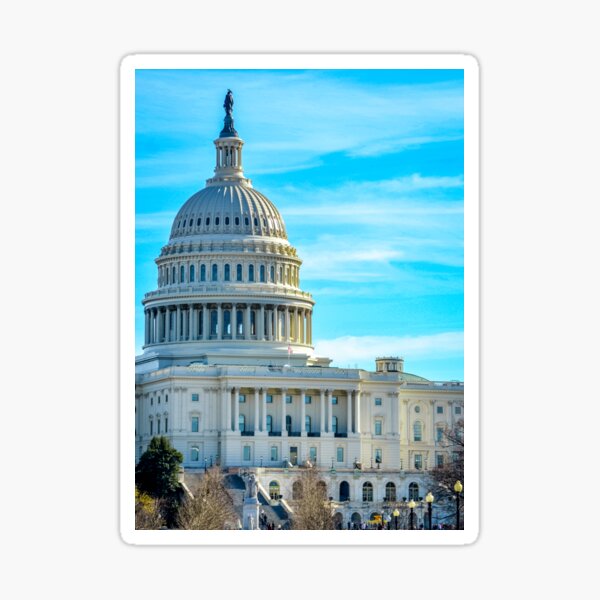 "U.S. Capitol" Sticker for Sale by cbernstein | Redbubble
