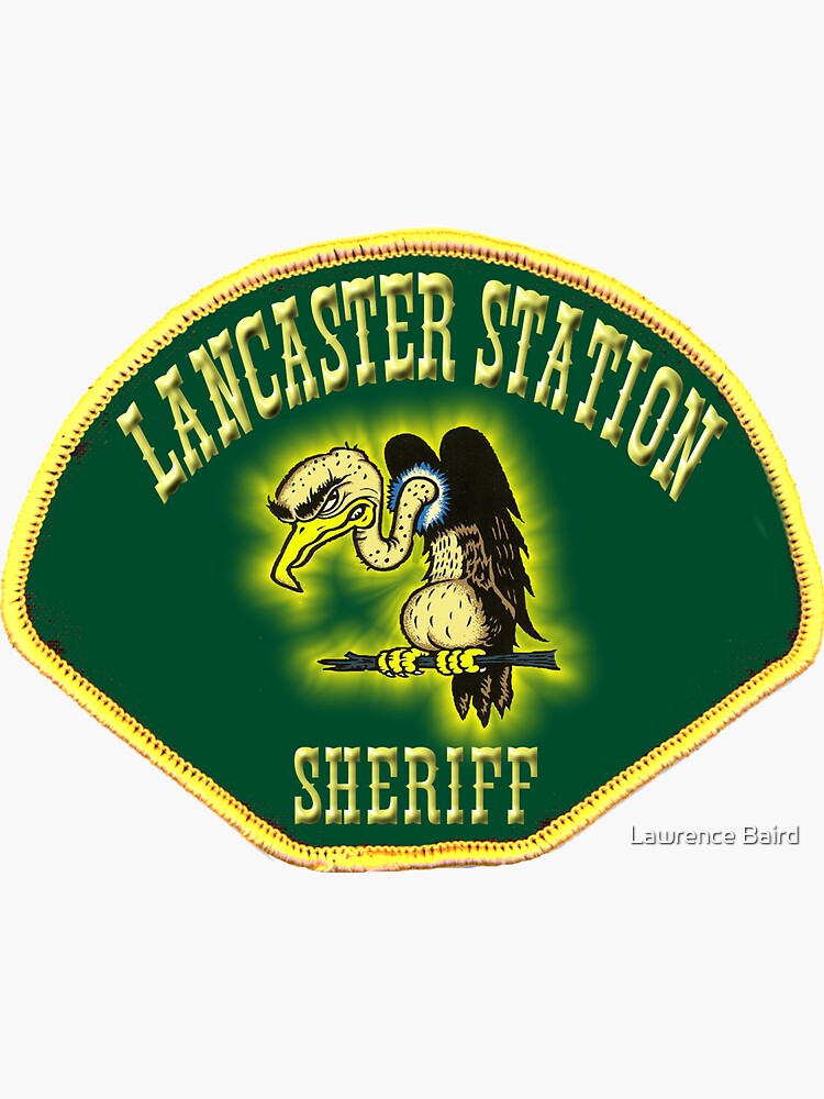 "Lancaster California Station" Sticker for Sale by Lawrence Baird ...