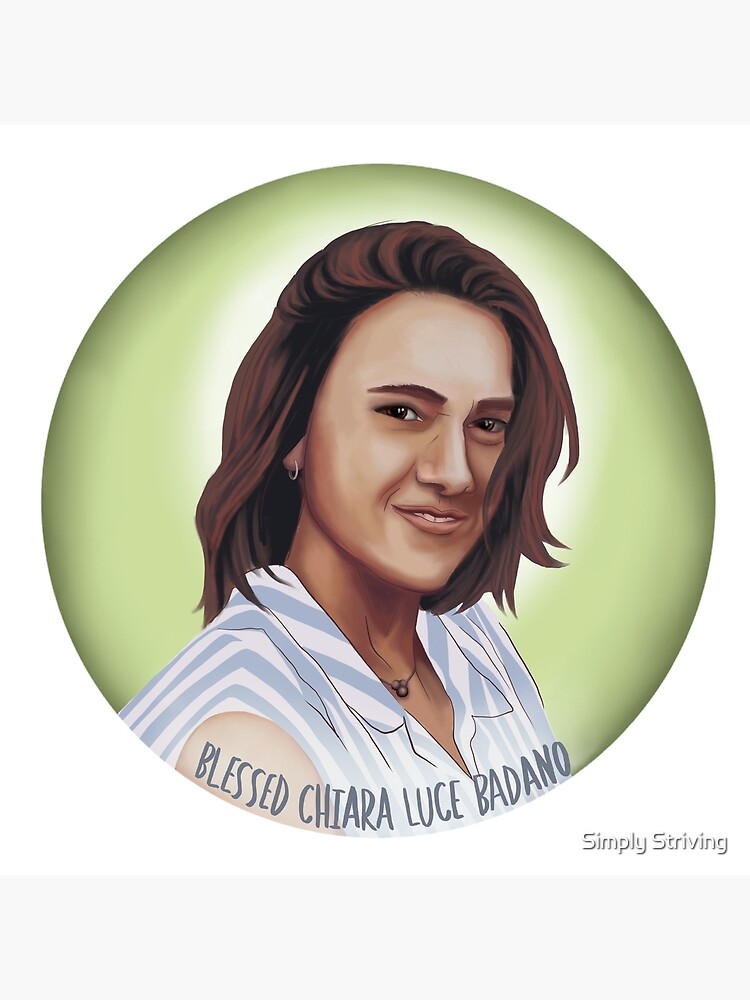 "Blessed Chiara Luce Badano - Print " Poster by Simply-Striving | Redbubble