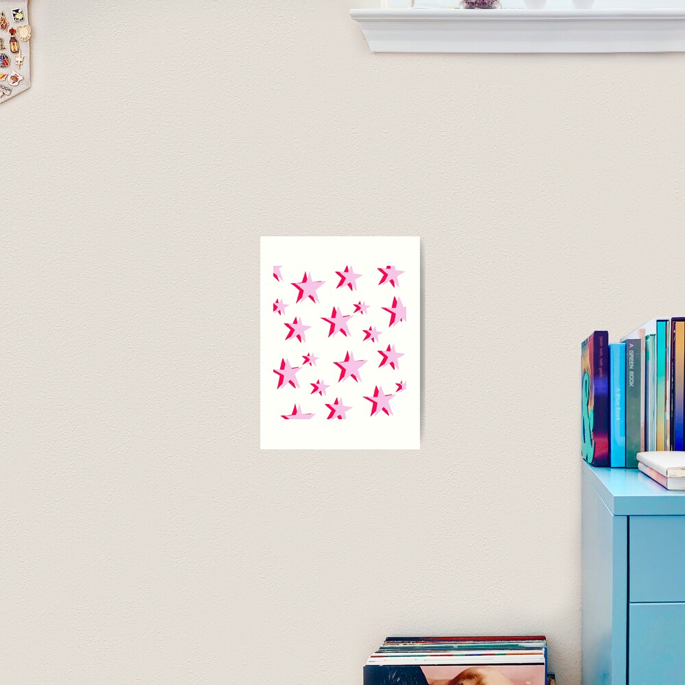 "pink and red vsco star pattern" Poster for Sale by sarahhtaylor ...