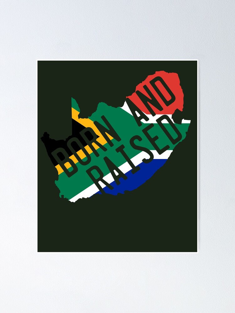 "South Africa Pride Flag Map" Poster by d247 | Redbubble