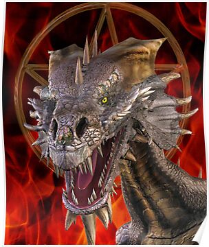 "Dragon of Witchcraft" by LoneAngel | Redbubble