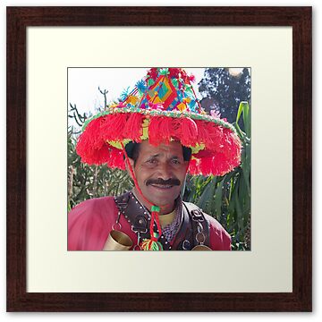 "Berber Hill farmer - Ourikah Valley, Morocco" by Alison Howson | Redbubble